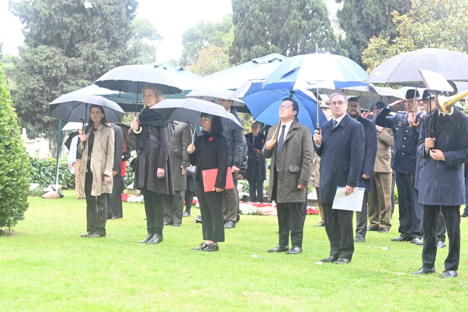Remembrance Day service at Haydarpaşa Cemetery memorial (11 November ...